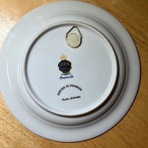 Accents | Decorator Plate Winter In Franken Barbara Furstenhofer Gloria ...